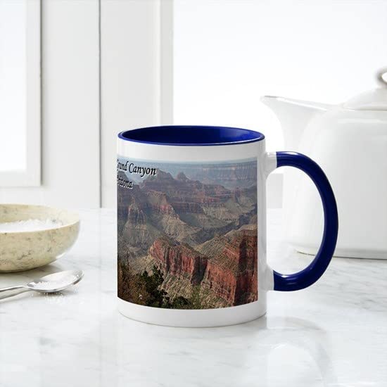 CafePress Grand Canyon, Arizona 2 (With Caption) Mug Ceramic Coffee Mug, Tea Cup 11 oz