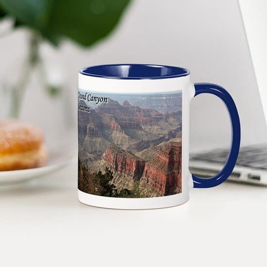 CafePress Grand Canyon, Arizona 2 (With Caption) Mug Ceramic Coffee Mug, Tea Cup 11 oz