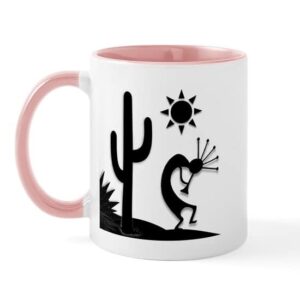 cafepress silhouette kokopelli mug ceramic coffee mug, tea cup 11 oz