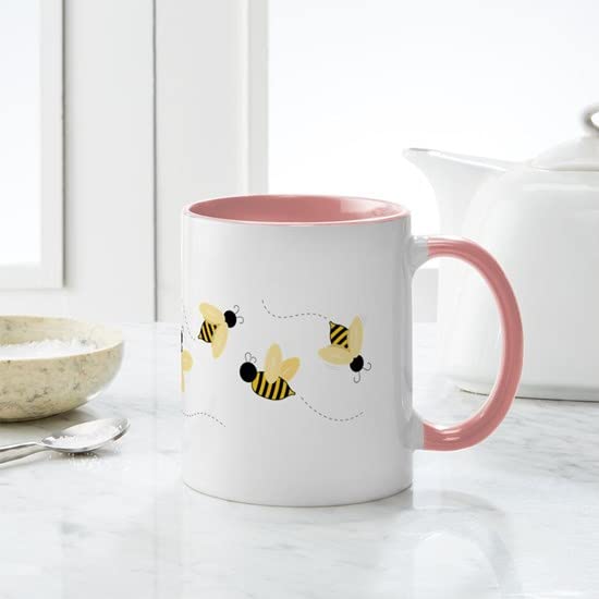 CafePress Bumble Bees Mugs Ceramic Coffee Mug, Tea Cup 11 oz