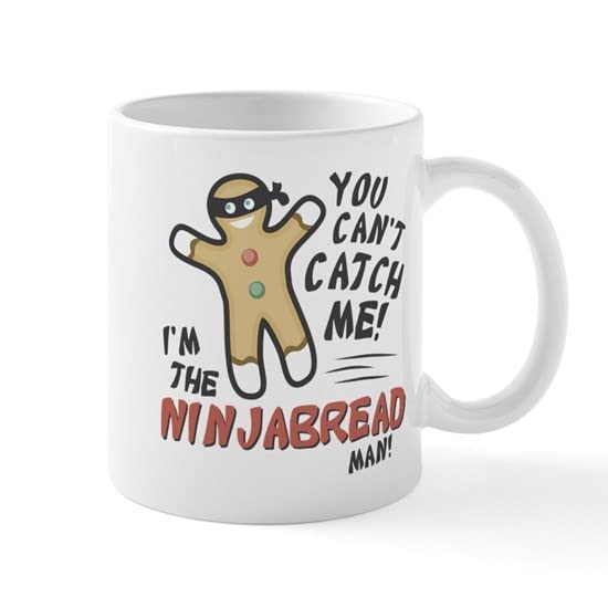 CafePress Ninjabread Man Mug Ceramic Coffee Mug, Tea Cup 11 oz