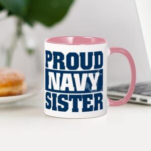 CafePress Proud Navy Sister Ceramic Coffee Mug, Tea Cup 11 oz