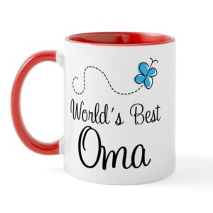 cafepress oma (world’s best) mug ceramic coffee mug, tea cup 11 oz