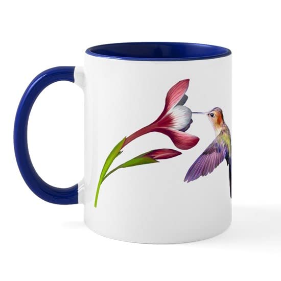 CafePress Hummingbird In Flight Mug Ceramic Coffee Mug, Tea Cup 11 oz