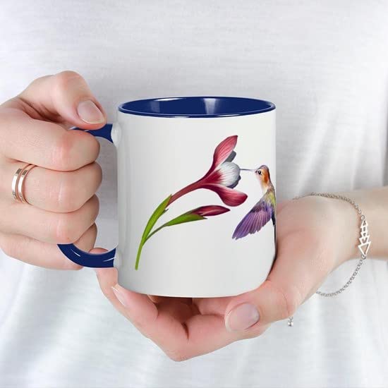 CafePress Hummingbird In Flight Mug Ceramic Coffee Mug, Tea Cup 11 oz