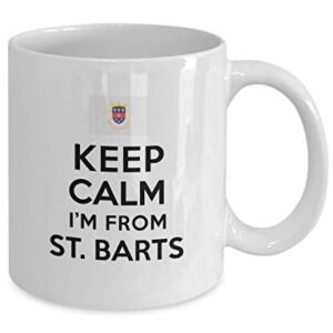 Mug For People Of St Bart's Keep Calm I'm From St Bart's Best Perfect Cool Mug Ideas Coffee Mug Tea Cup Nationality Pride Men Women