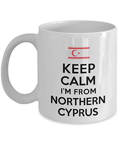 Mug For People Of Northern Cyprus Keep Calm I'm From Northern Cyprus Best Perfect Cool Mug Ideas Coffee Mug Tea Cup Nationality Pride Men Women