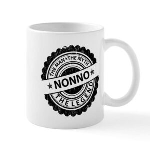 cafepress the man the myth nonno mugs ceramic coffee mug, tea cup 11 oz