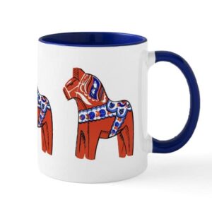 cafepress the swedish horse mug ceramic coffee mug, tea cup 11 oz