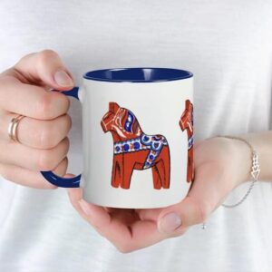 CafePress The Swedish Horse Mug Ceramic Coffee Mug, Tea Cup 11 oz