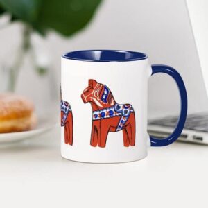 CafePress The Swedish Horse Mug Ceramic Coffee Mug, Tea Cup 11 oz