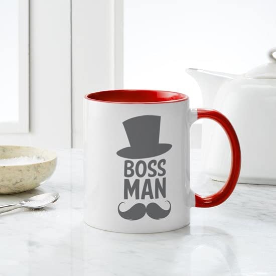 CafePress Boss Man Mug Ceramic Coffee Mug, Tea Cup 11 oz