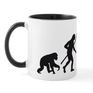 CafePress Evolution Of Man Accordion Player Mugs Ceramic Coffee Mug, Tea Cup 11 oz