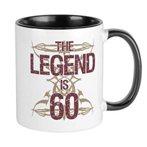 cafepress men’s funny 60th birthday mugs ceramic coffee mug, tea cup 11 oz