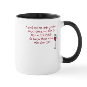 cafepress a good man mug ceramic coffee mug, tea cup 11 oz