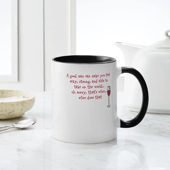 CafePress A Good Man Mug Ceramic Coffee Mug, Tea Cup 11 oz