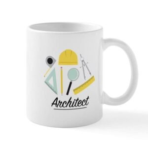 cafepress architect mugs ceramic coffee mug, tea cup 11 oz