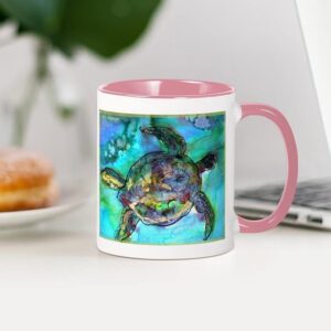 CafePress Sea Turtle, Wildlife Art! Ceramic Mug Ceramic Coffee Mug, Tea Cup 11 oz