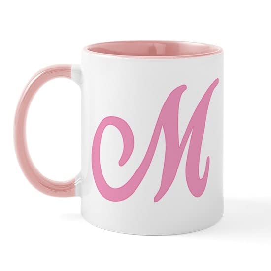 CafePress M Initial Mug Ceramic Coffee Mug, Tea Cup 11 oz