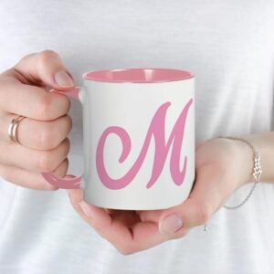 CafePress M Initial Mug Ceramic Coffee Mug, Tea Cup 11 oz