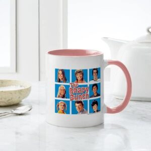 CafePress The Brady Bunch Grid Mug Ceramic Coffee Mug, Tea Cup 11 oz