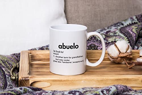 Dictionary Definition Fathers Day Gift Grandpa Abuelo Coffee Mug, Tee for Men Guys, Sarcastic Sense Of Humor Tea Cup