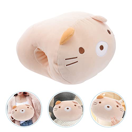 Abaodam Plush Portable Hand Warmer Safe and Reliable Household Warm Items Pillow with Hand Warmer (Cat)