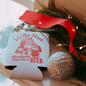 Funny Christmas Stocking Stuffer for Dad Husband Men Santa Beer Lover Gift - Set of 2