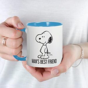 CafePress Snoopy: Man's Best Friend Ceramic Coffee Mug, Tea Cup 11 oz