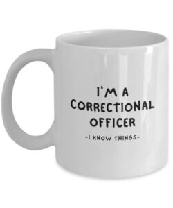 correctional officer mug,best corrections work appreciation birthday christmas tumbler gift for officer shirt prison supervisor police men women coworker,funny prayer travel job present coffee tea cup