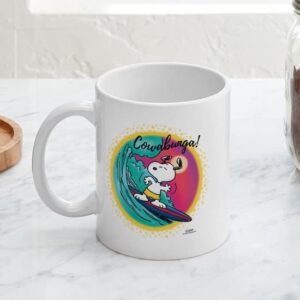 CafePress Snoopy Cowabunga! Mugs Ceramic Coffee Mug, Tea Cup 11 oz