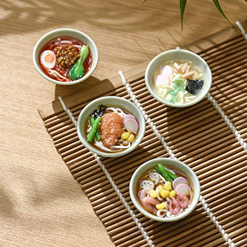 Hey Foly Cute Refrigerator Magnets Funny Magnets for Fridge, Simulation Japanese Ramen Refrigerator Magnet, Fine for Whiteboards, Maps and Home Decoration Magnetic Objects and Simulating Food Game