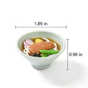 Hey Foly Cute Refrigerator Magnets Funny Magnets for Fridge, Simulation Japanese Ramen Refrigerator Magnet, Fine for Whiteboards, Maps and Home Decoration Magnetic Objects and Simulating Food Game