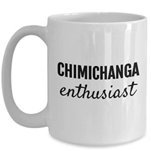 Chimichanga enthusiast fun foodie summertime statement mug