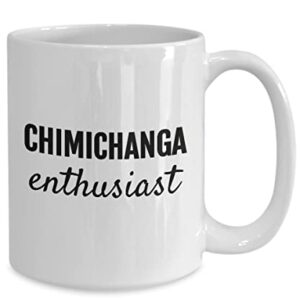 Chimichanga enthusiast fun foodie summertime statement mug