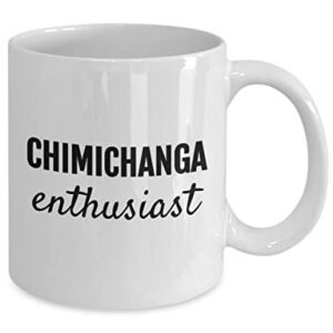 Chimichanga enthusiast fun foodie summertime statement mug