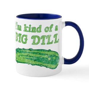 cafepress i’m kind of a big dill mugs ceramic coffee mug, tea cup 11 oz