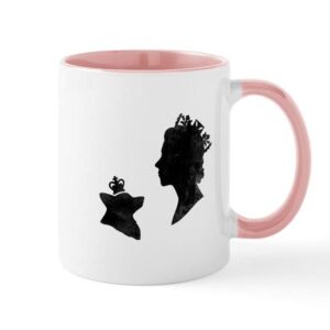 cafepress queen and corgi mug ceramic coffee mug, tea cup 11 oz