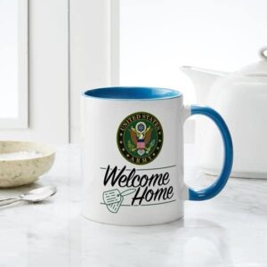 CafePress U.S. Army Welcome Home Mug Ceramic Coffee Mug, Tea Cup 11 oz