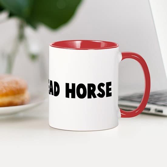 CafePress Beat A Dead Horse Mug Ceramic Coffee Mug, Tea Cup 11 oz