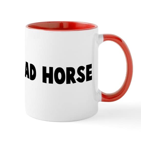 CafePress Beat A Dead Horse Mug Ceramic Coffee Mug, Tea Cup 11 oz