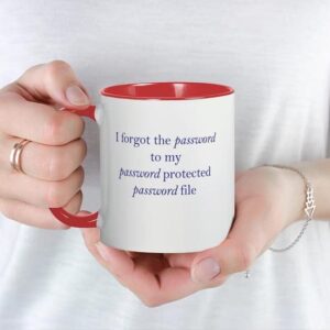 CafePress Forgot My Password Mug Ceramic Coffee Mug, Tea Cup 11 oz