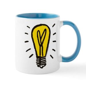 cafepress monopoly light bulb ceramic coffee mug, tea cup 11 oz