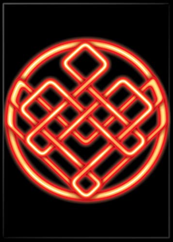 Ata-Boy Marvel Studios Shang-Chi Ten Rings Symbol 2.5" x 3.5" Magnet for Refrigerators and Lockers