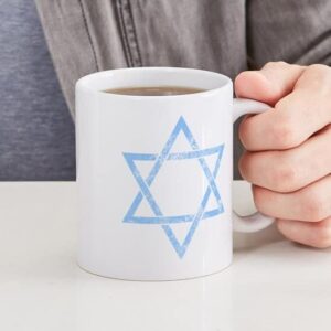 CafePress Grunge Star Of David Mugs Ceramic Coffee Mug, Tea Cup 11 oz