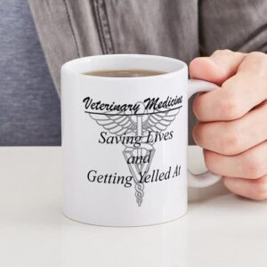 CafePress Defining Veterinary Medicine Mugs Ceramic Coffee Mug, Tea Cup 11 oz