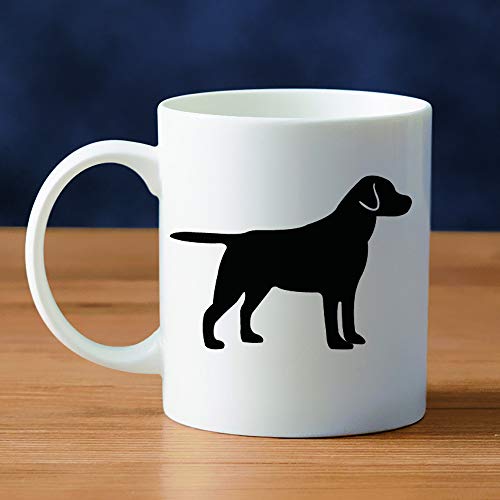 LOZACHE Dog Mom Gifts for Women, 11oz Best Dog Mom Ever Coffee Mug Cup Dog Lovers Gift For Mom, Fur Mama, Wife, Mother, Sister, Aunt, Her, or Friends (Dog)