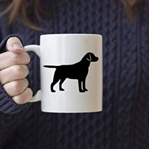 LOZACHE Dog Mom Gifts for Women, 11oz Best Dog Mom Ever Coffee Mug Cup Dog Lovers Gift For Mom, Fur Mama, Wife, Mother, Sister, Aunt, Her, or Friends (Dog)