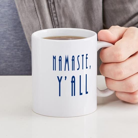 CafePress Namaste Yall Mug Ceramic Coffee Mug, Tea Cup 11 oz