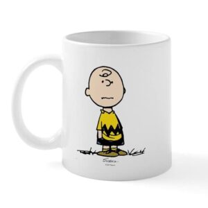 cafepress charlie brown large mug ceramic coffee mug, tea cup 11 oz